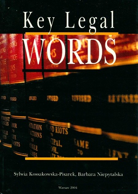 Key Legal Words - Opracowanie zbiorowe | Książka w Empik