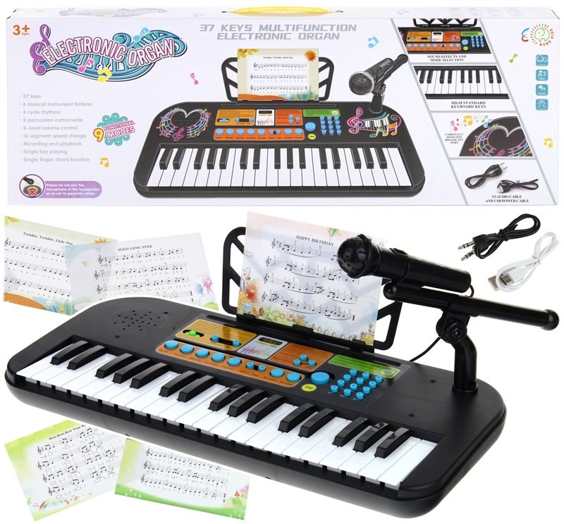 Keyboard dla dzieci z mikrofonem, Nobo Kids - Nobo Kids | Sklep EMPIK.COM