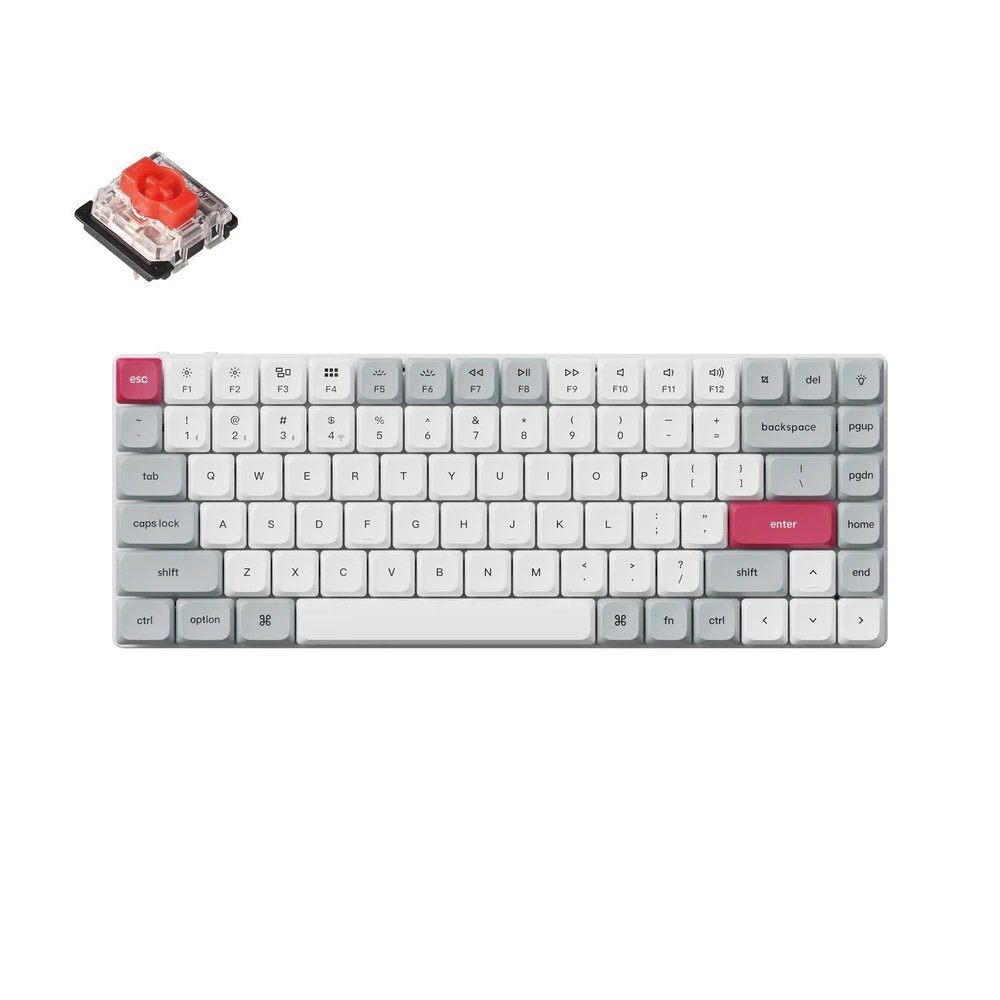 Keychron K3 Max QMK/VIA Bezprzewodowa Klawiatura Mechaniczna Biała ...