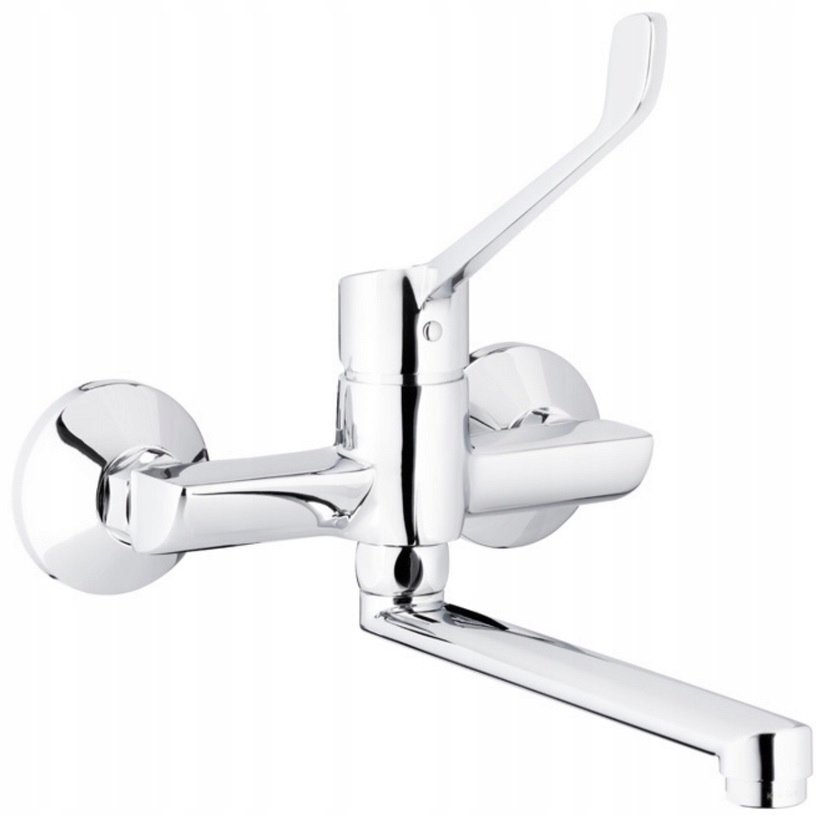 KFA MEDICO NEW bateria kuchenna, ścienna 4730-980-00 Chrom Wylewka 20 cm - KFA | Sklep EMPIK.COM