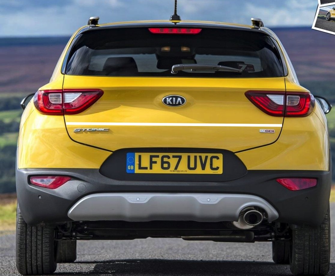 KIA STONIC - Listwa CHROM Chromowana na Klapę - Martig | Motoryzacja EMPIK