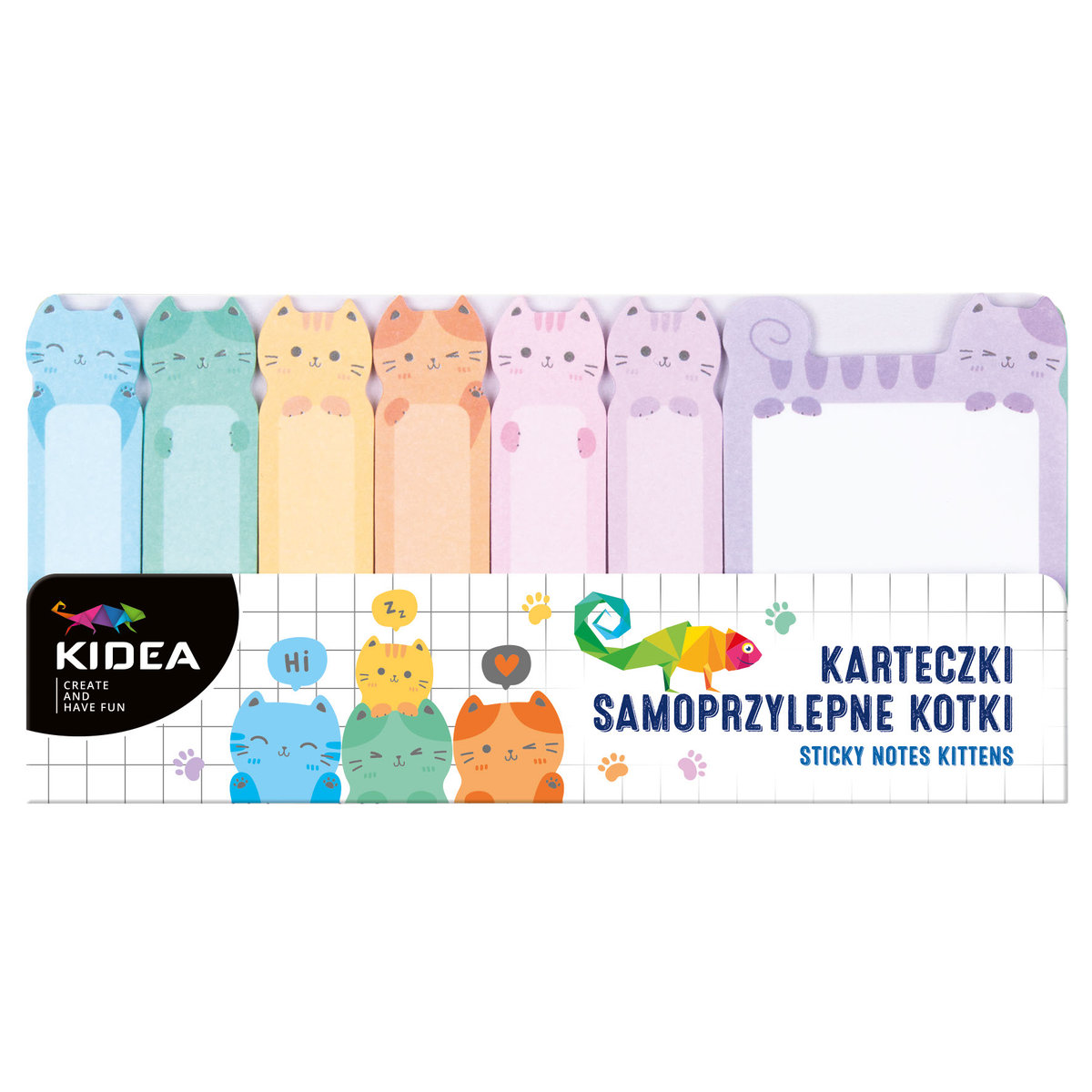 Kidea, Karteczki Samoprzylepne Kotki - KIDEA | Sklep EMPIK.COM