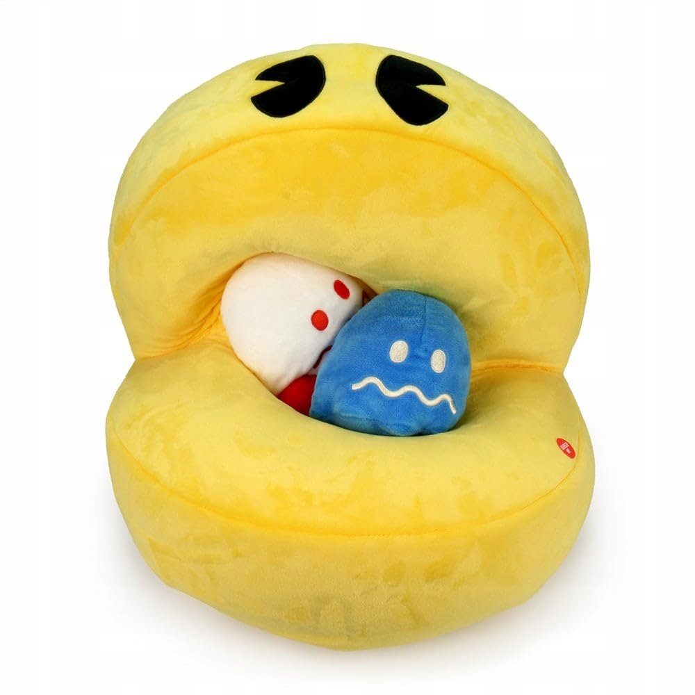 Kidrobot Pac-Man Hungry Pac-Man 15-calowy interaktywny plusz z chipem ...