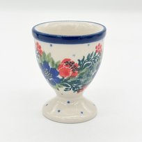 Kieliszek na jajko Bolesławiec - motyw kwiatków - ceramika bolesławiecka - Ceramika Artystyczna ...