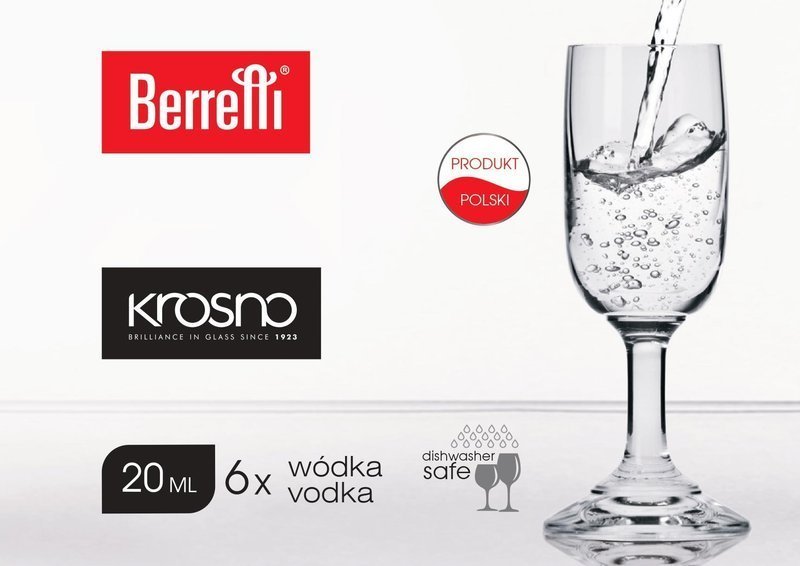Kieliszki Do Wódki Krosno Berretti 20 Ml - Berretti | Sklep EMPIK.COM