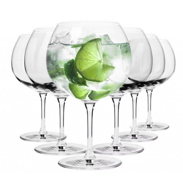 KIELISZKI GIN & TONIK DUŻE DO APEROLA DRINKÓW KROSNO DIVINE 790 ML X 6 ...