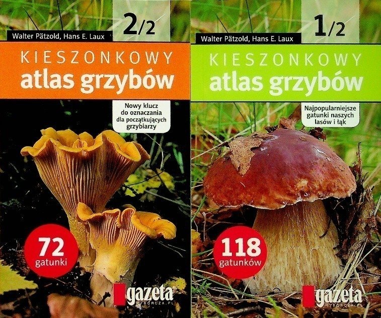 Kieszonkowy atlas grzybów Tom 1 i 2 - Laux Hans E. | Książka w Empik