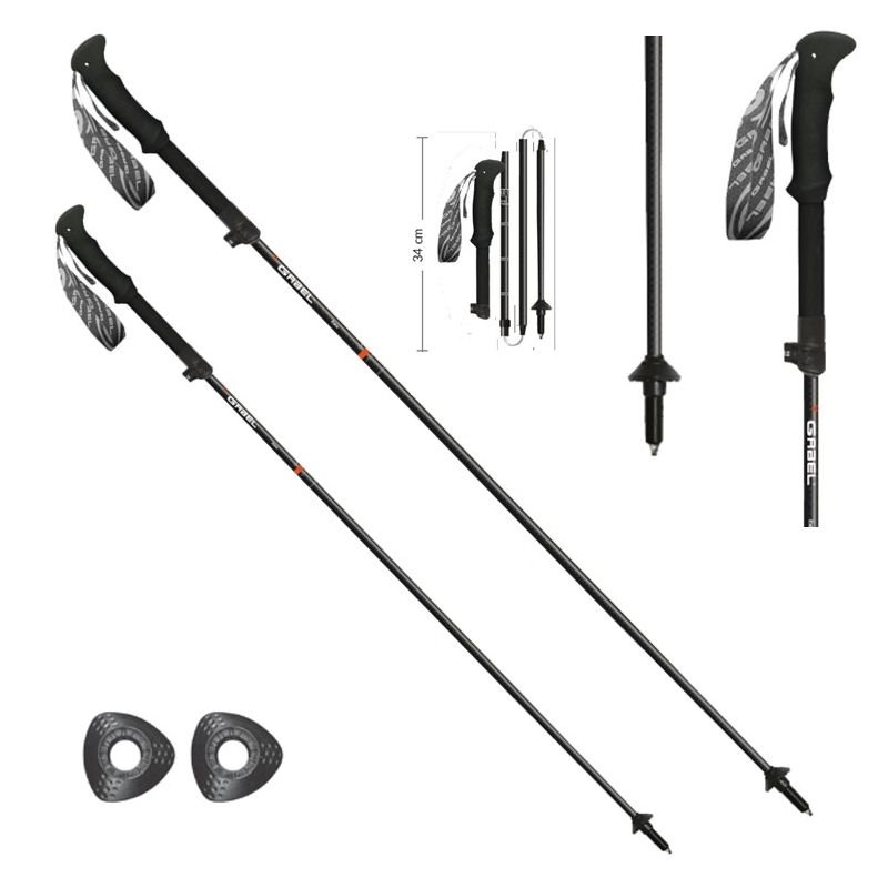 Kije Trekkingowe Gabel Ibex Carbon Xts 105-120 Cm - Gabel | Sport Sklep ...