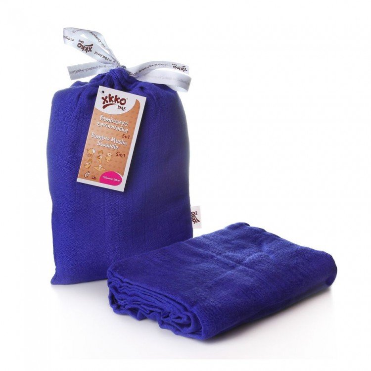 Kikko, Colours, Bambusowy otulacz 120x120 cm, Ocean Blue - Kikko ...