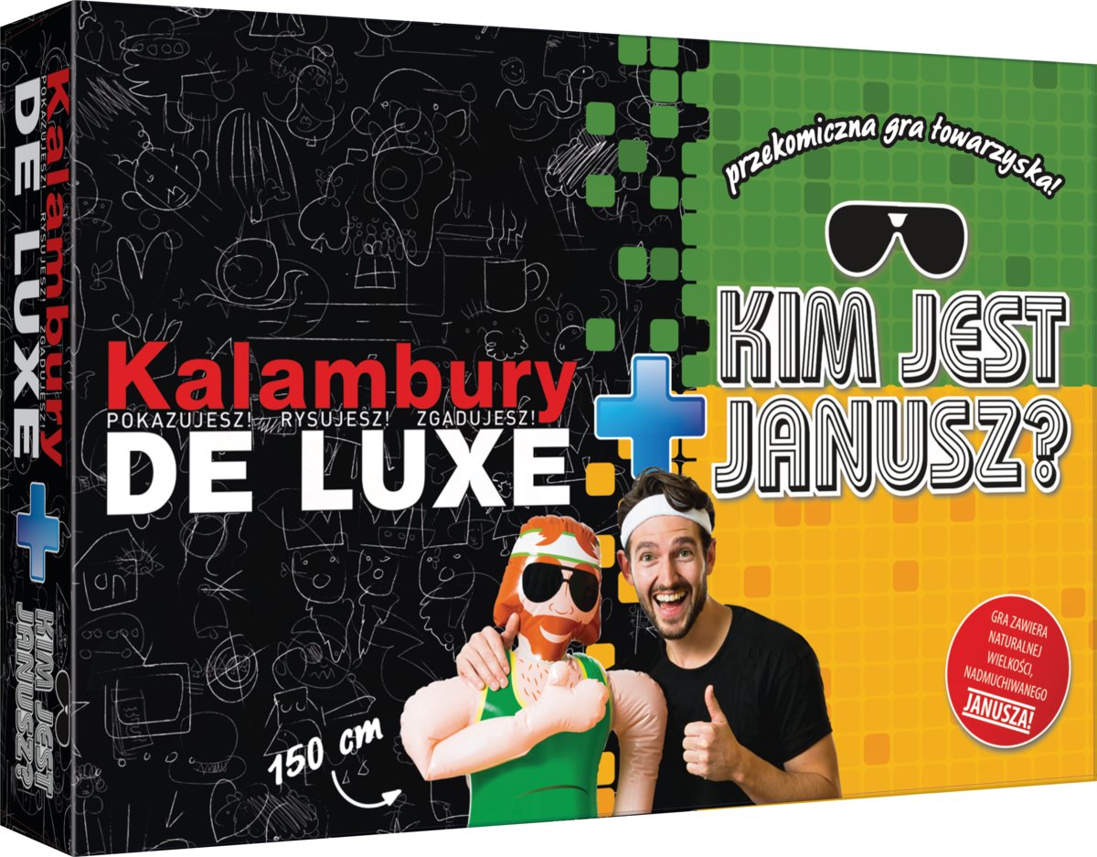 Kim Jest Janusz + Kalambury Deluxe, gra planszowa, Trefl - Trefl ...