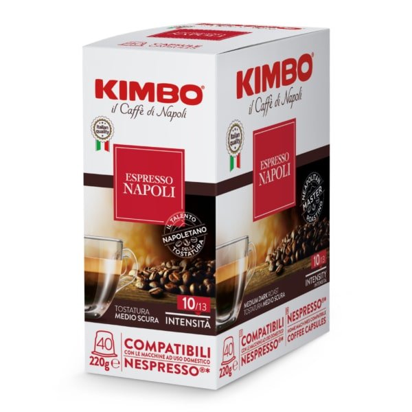 KIMBO Espresso Napoli kapsułki do Nespresso - 40 kapsułek - Kimbo ... KIMBO Espresso Napoli kapsułki do Nespresso - 40 kapsułek - Kimbo ...