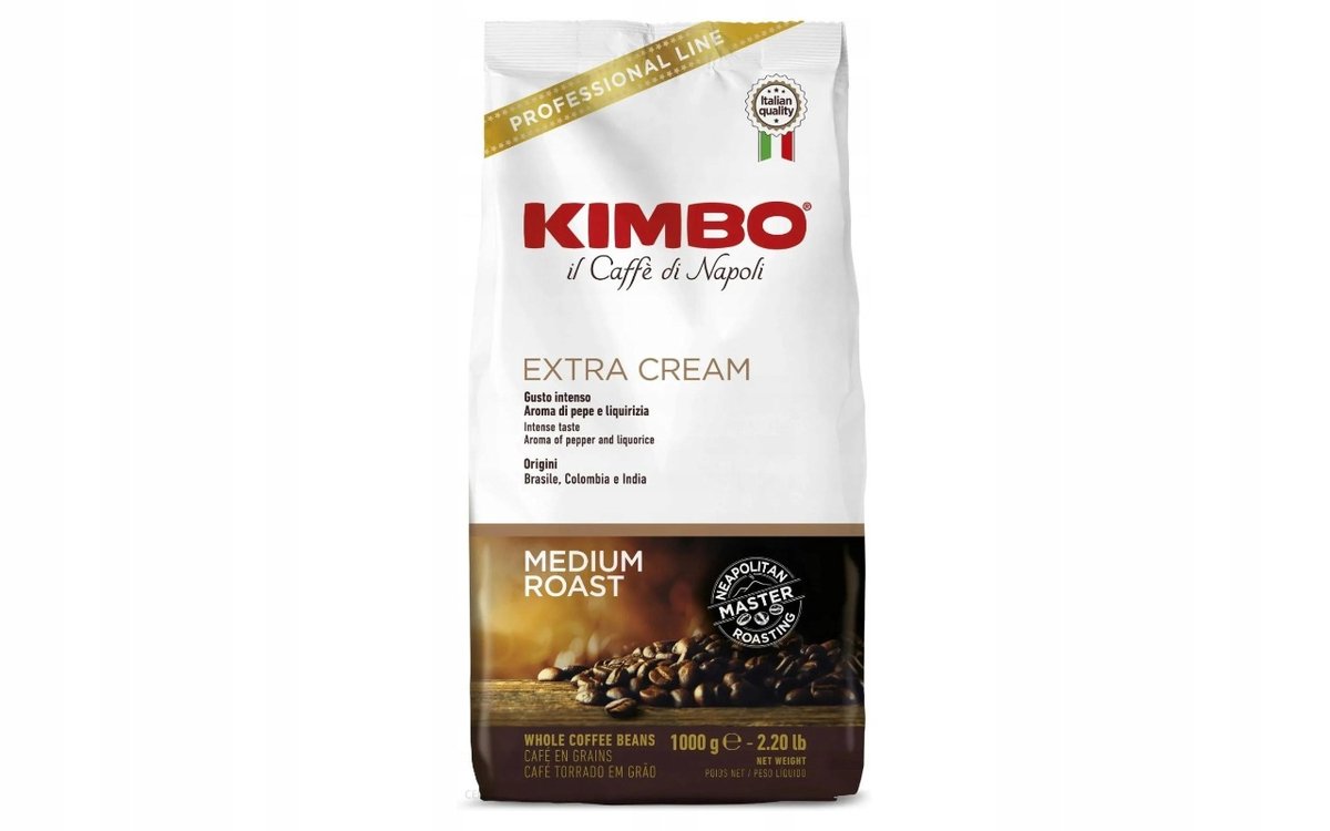 Kimbo, kawa ziarnista Extra Cream Espresso Bar, 1kg - Kimbo | Sklep ...