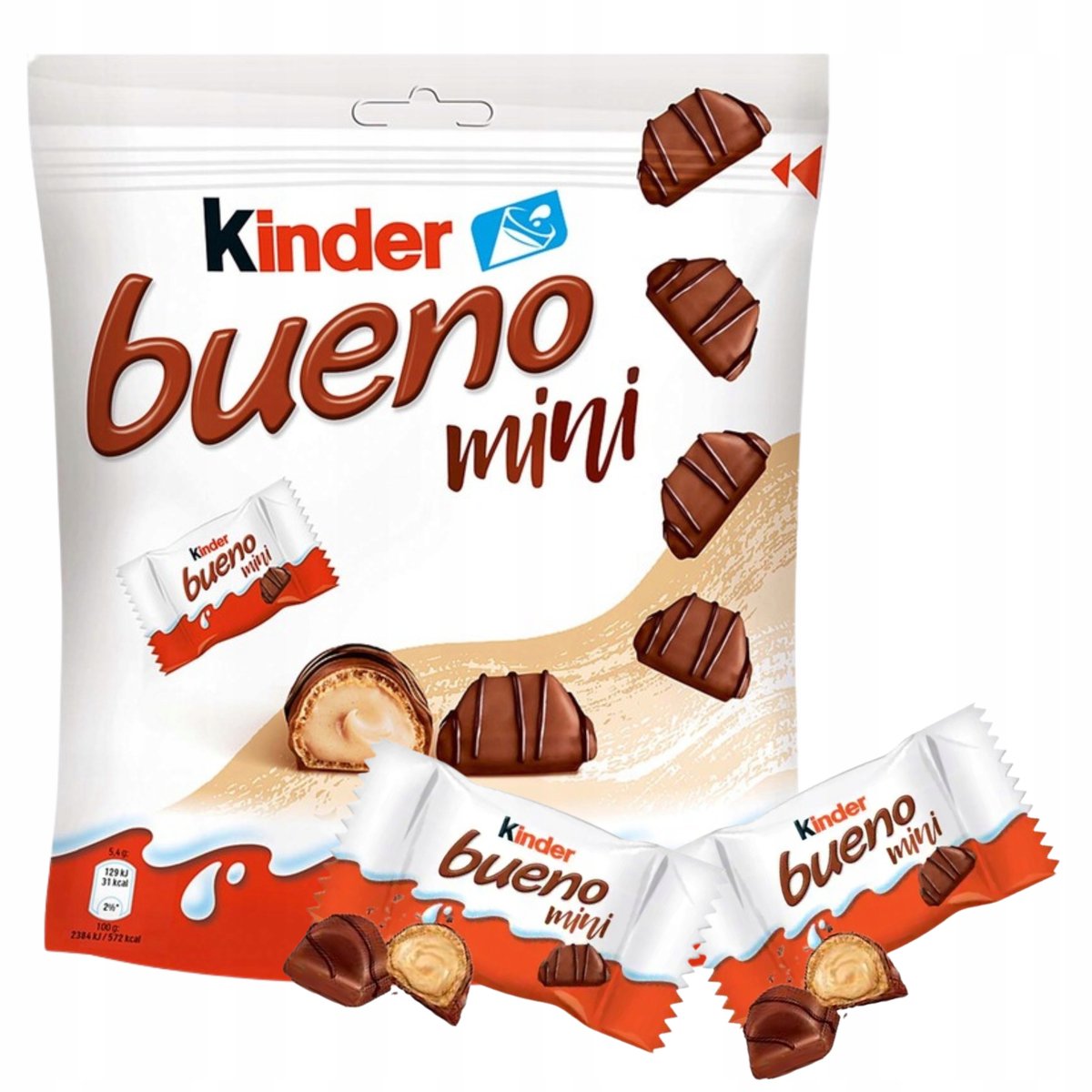 Kinder Bueno Mini Kultowe Batony Przekąska W Wersji Mini Od Ferrero ...