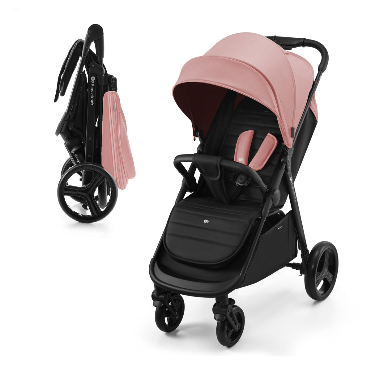 Kinderkraft Wózek Spacerowy Rine Vital Pink - Kinderkraft | Sklep EMPIK.COM