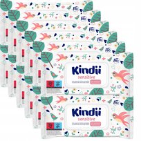 Kindii Sensitive 12X 60 Sztuk Chusteczek Nawilżanych Dla Dzieci I ...