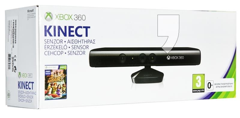 Kinect + Kinect Adventures - Microsoft | Gry i programy Sklep EMPIK.COM
