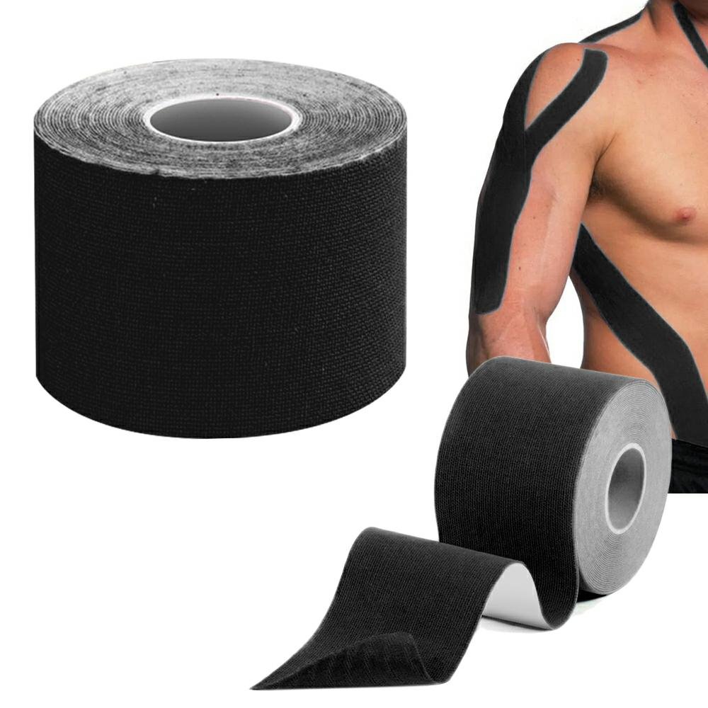 Kinesiotaping Tejpy Tejp Tejpa Kinesio Tape Mocny Czarny ...