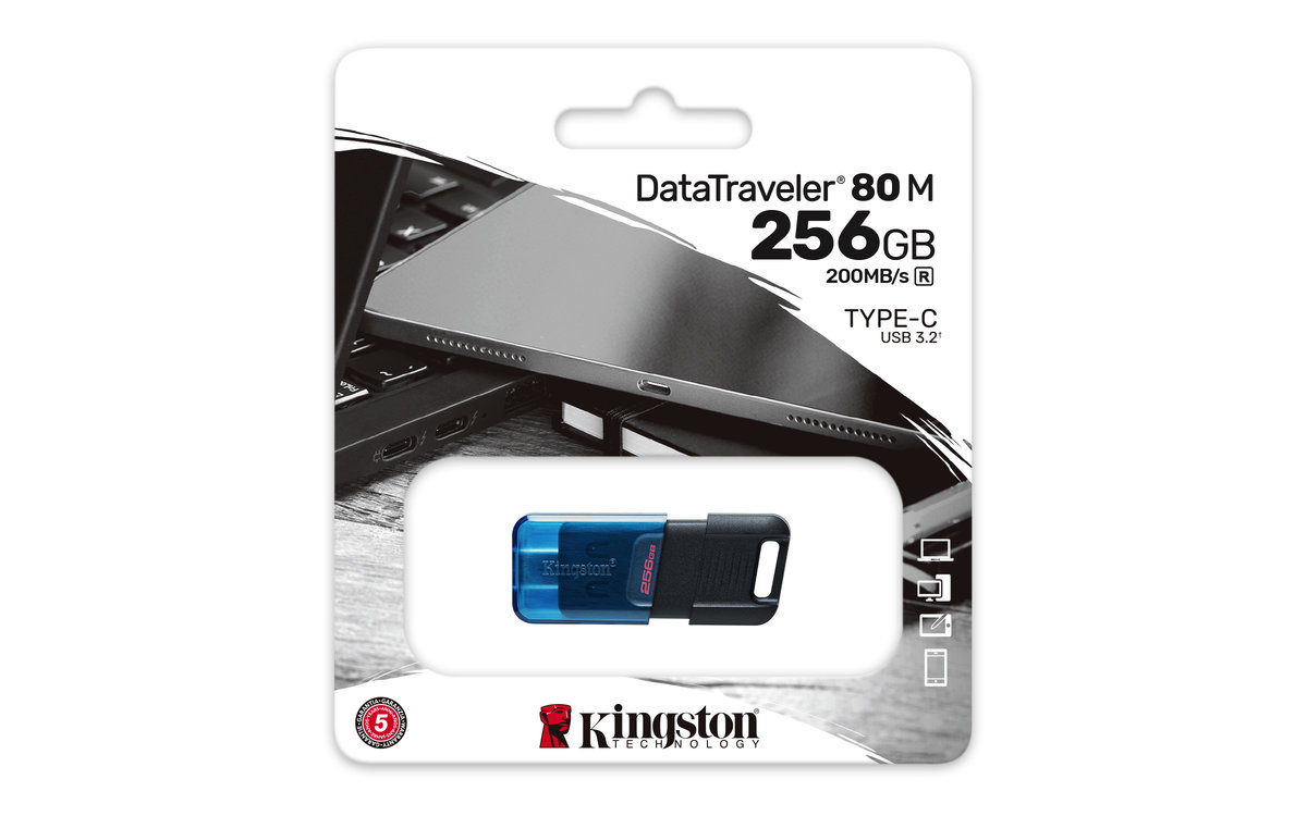 Kingston 256GB DataTraveler 80 M 200MB/s USB-C 3.2 Gen 1 - Kingston ... Kingston 256GB DataTraveler 80 M 200MB/s USB-C 3.2 Gen 1 - Kingston ...