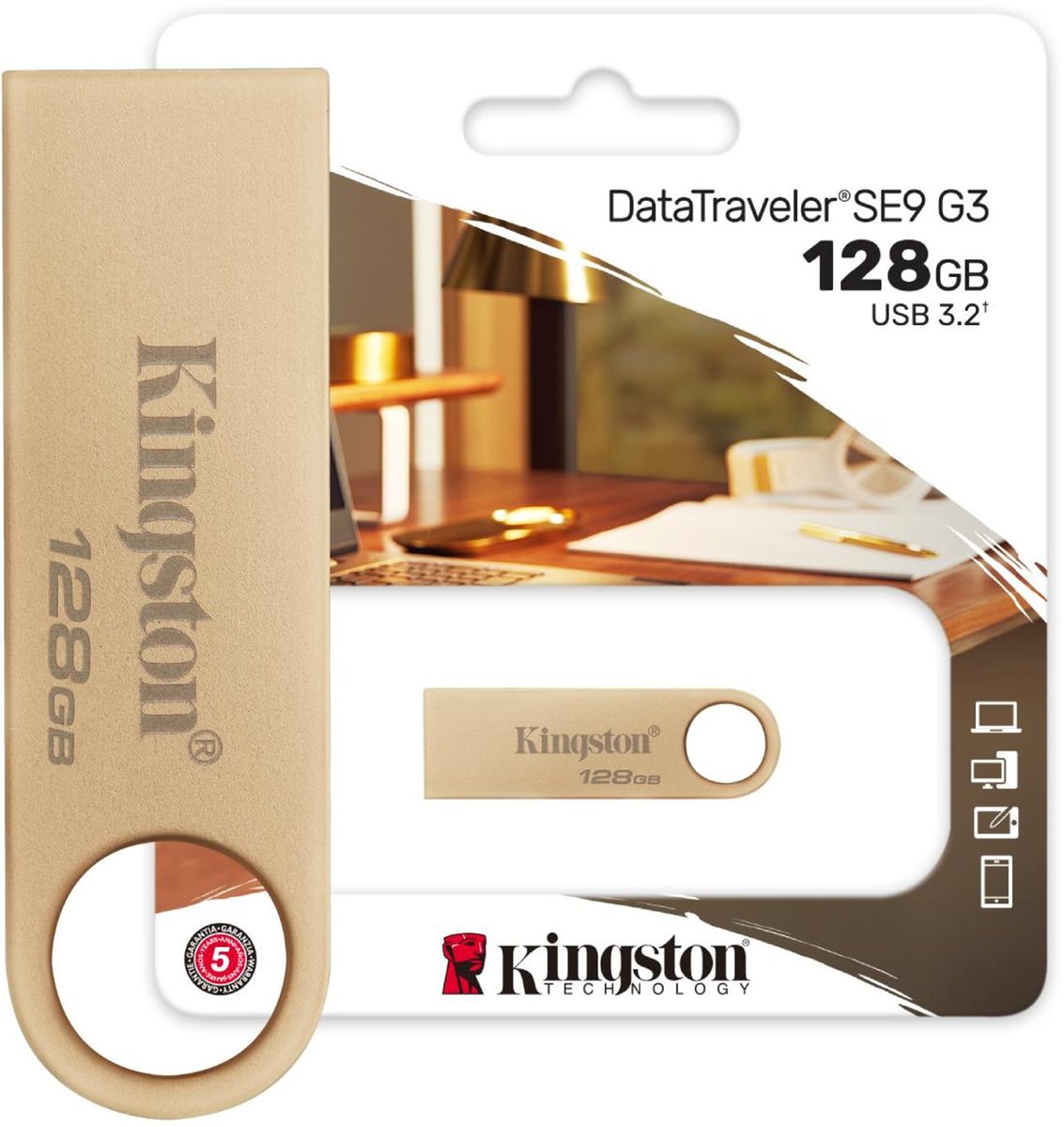 Kingston DataTraveler DTSE9 G3 128GB USB 3.2 220MB/s - Kingston | Sklep ...