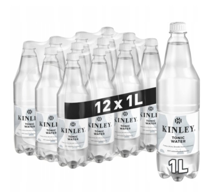 Kinley Tonic 1L napój gazowany 12szt - Inna marka | Sklep EMPIK.COM