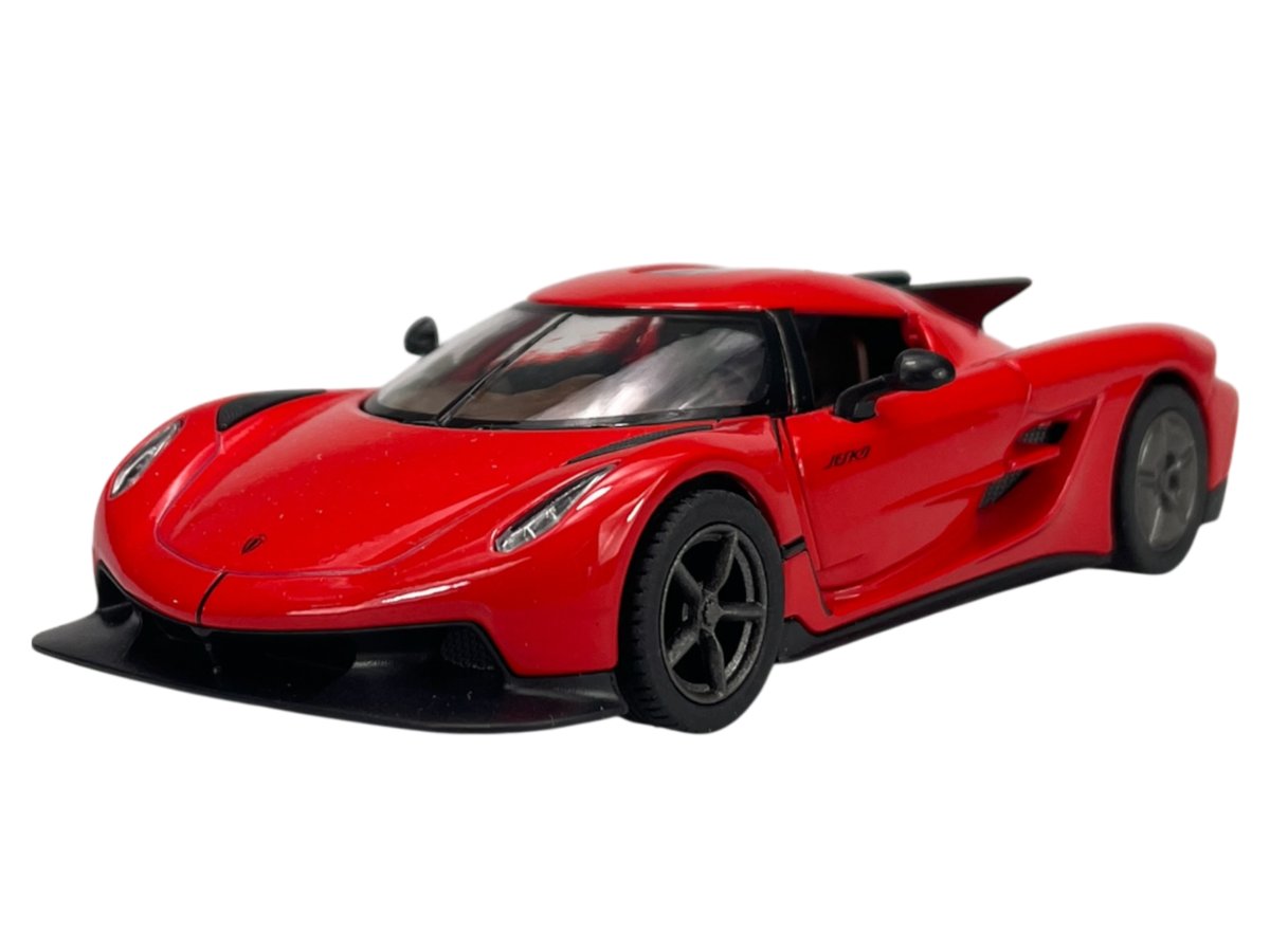 KINSMART KOENIGSEGG JESKO ABSOLUT CZERWONY 1:36 NOWY METALOWY MODEL BEZ ...