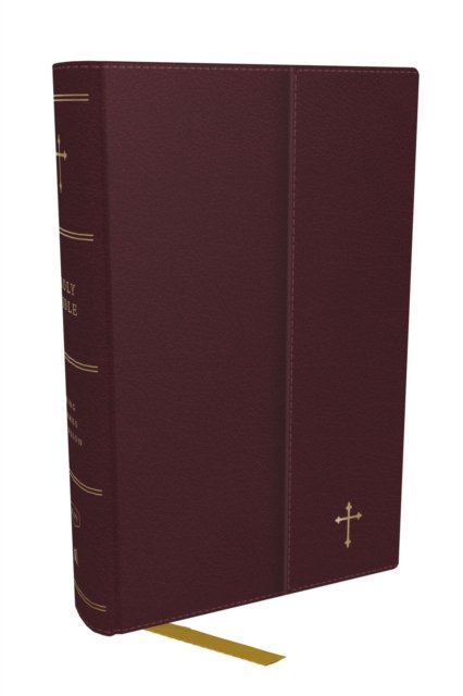 KJV Compact Bible w/ 43,000 Cross References, Burgundy Leatherflex with ...