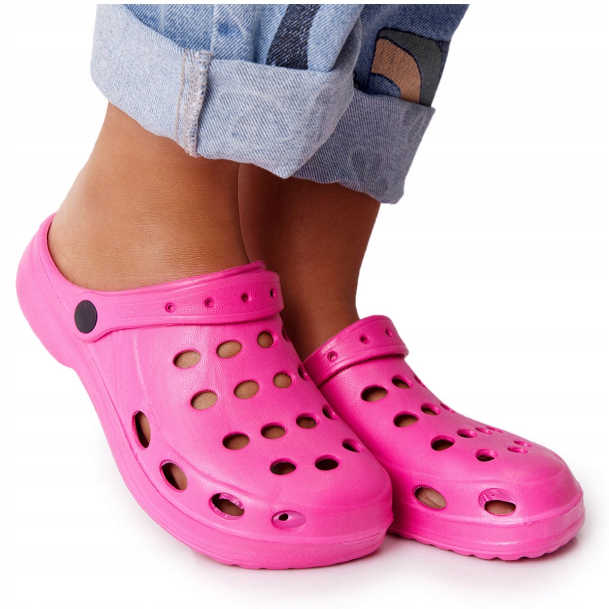 Klapki Chodaki Damskie Modne Stylowe Basenowe Ogrodowe Piankowe Gumowe ...