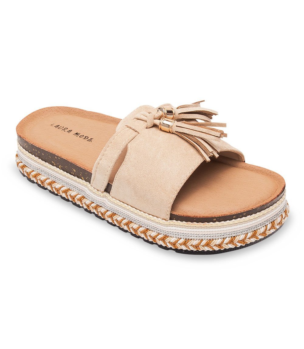 Klapki damskie, Laura Mode WL031, beżowe, rozmiar 39 - LAURA MODE ...