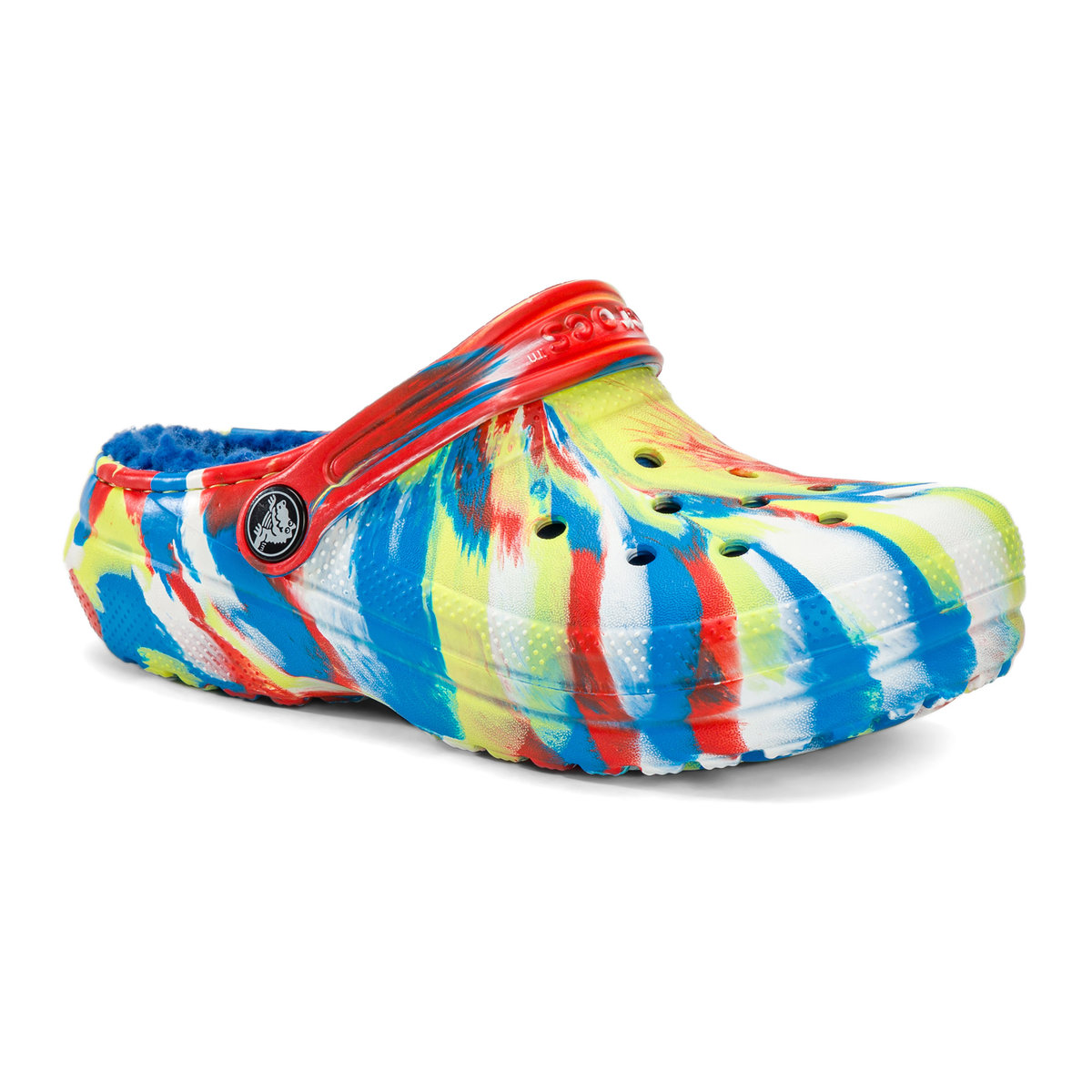 Klapki dziecięce Crocs Classic Lined Marbled Clog - Crocs | Sklep EMPIK.COM