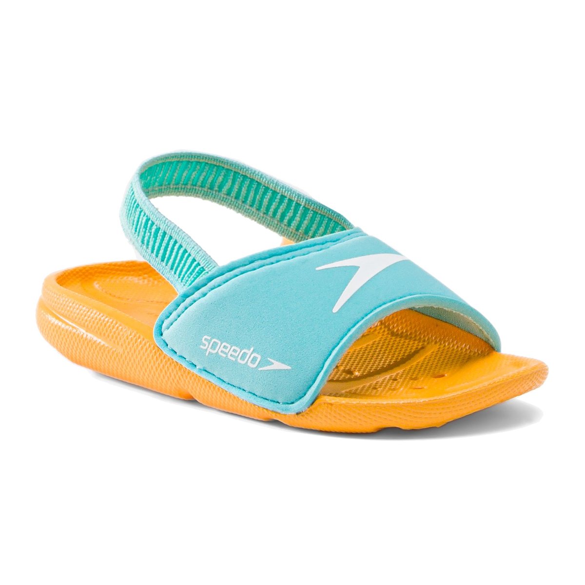 Klapki Dziecięce Speedo Atami Sea Squad Niebiesko-Pomarańczowe 68 ...