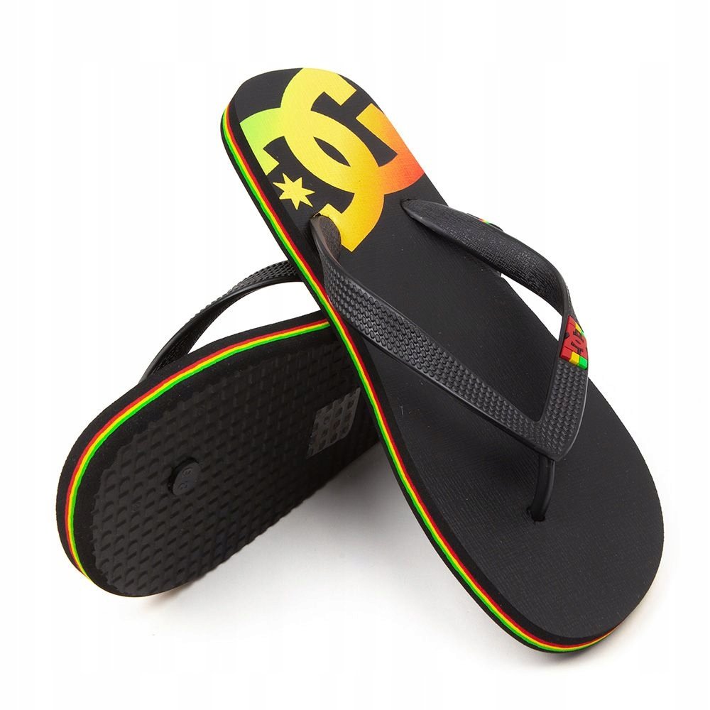Klapki japonki DC shoe Spray Flip-Flops rasta 42 - DC Shoes | Sport ...
