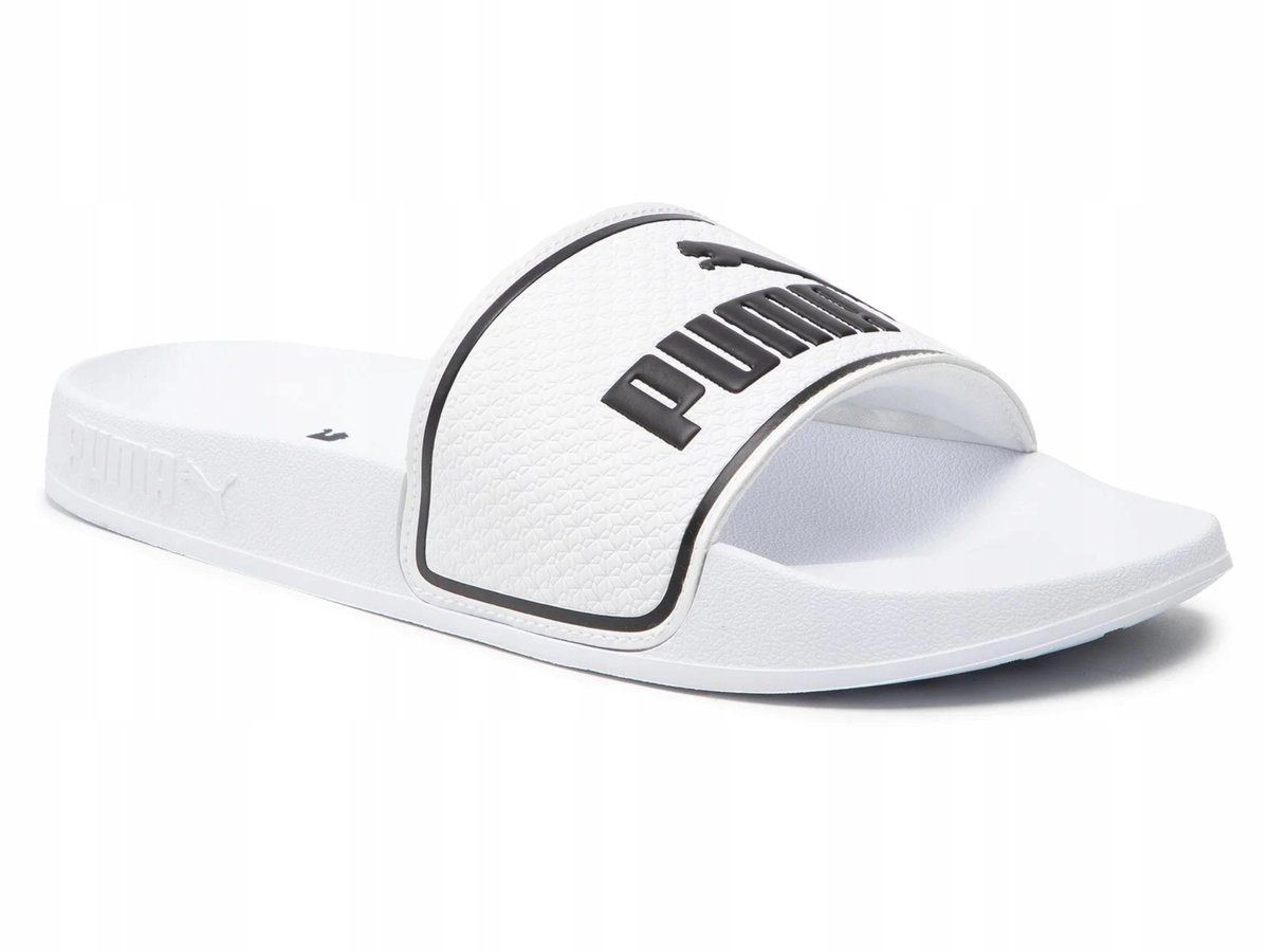 Klapki Puma Leadcat 384139-02 Męskie Sportowe Basenowe Plażowe Białe 47 ...