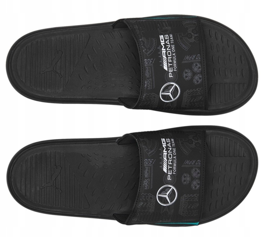 Klapki PUMA MERCEDES AMG PETRONAS F1 MAPF1 SOFTRIDE SLIDE 47 - Puma ...
