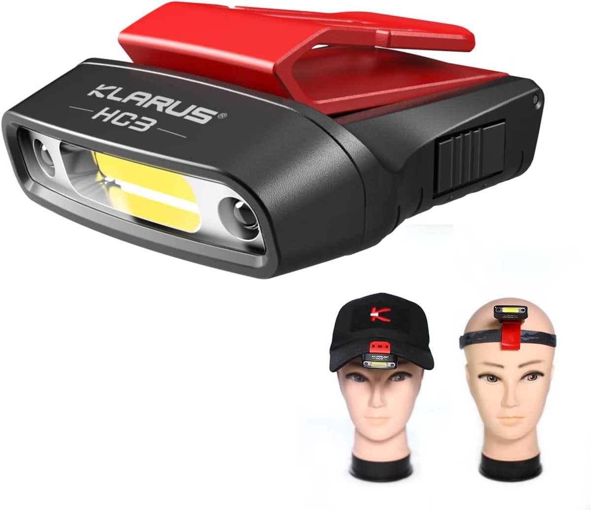 Klarus Hc3 Led Clip On Cap - Lekka Latarka Czołowa Z Usb C - Klarus ...