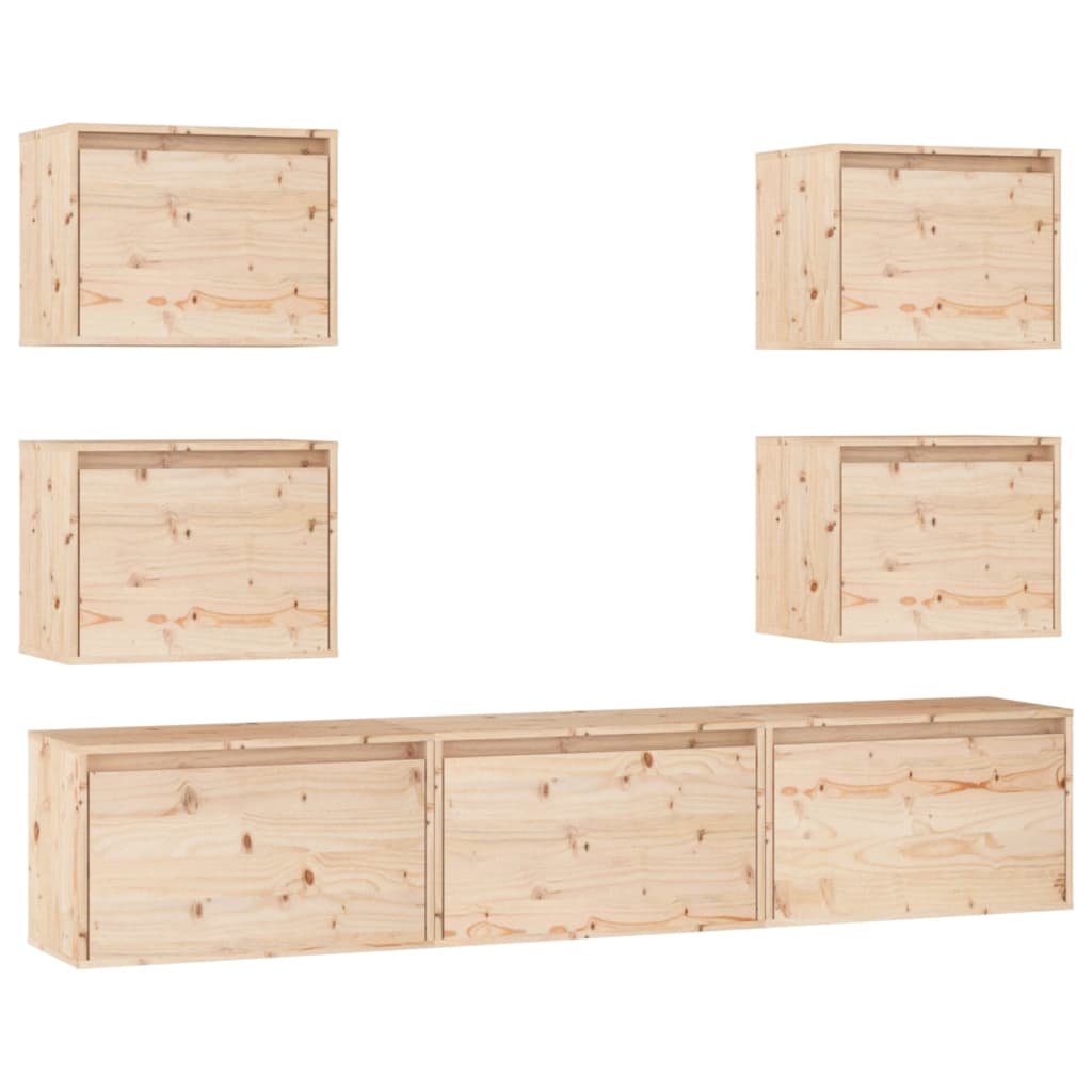 Klasyczne szafki TV - drewno sosnowe, wiszące, 60x - Inna marka | Sklep EMPIK.COM