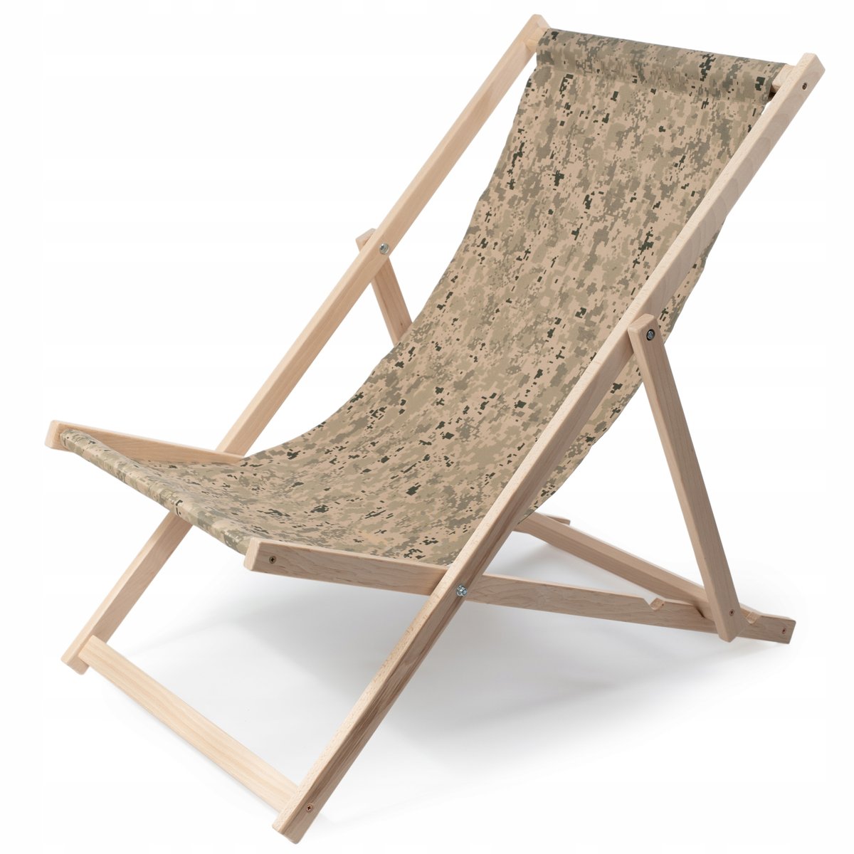 Klasyczny drewniany leżak ogrodowy MORO PIXEL - Drukarnia Tobiasz ...