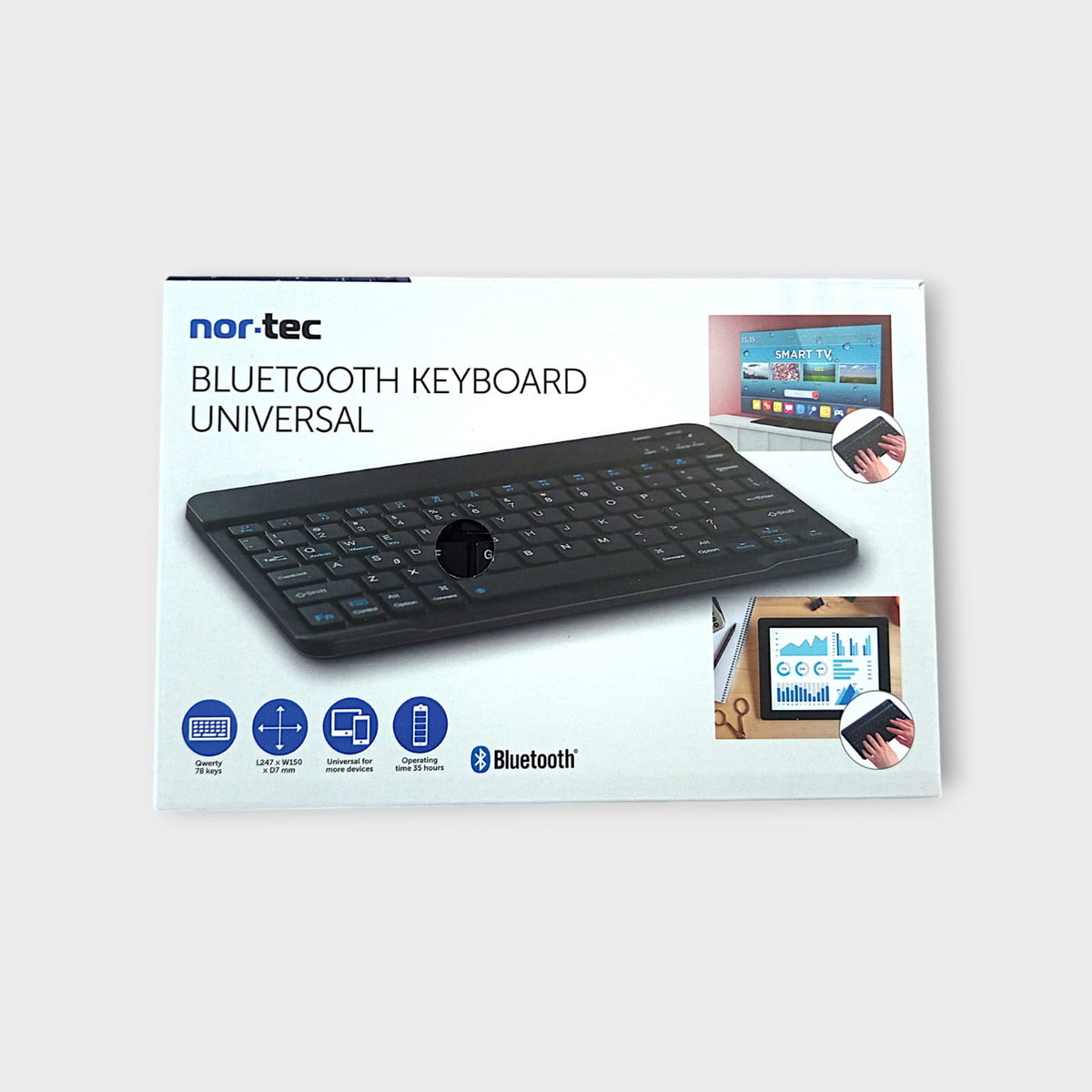 KLAWIATURA BLUETOOTH UNIWERSALNA NOR-TEC - Nor-Tec | Sklep EMPIK.COM