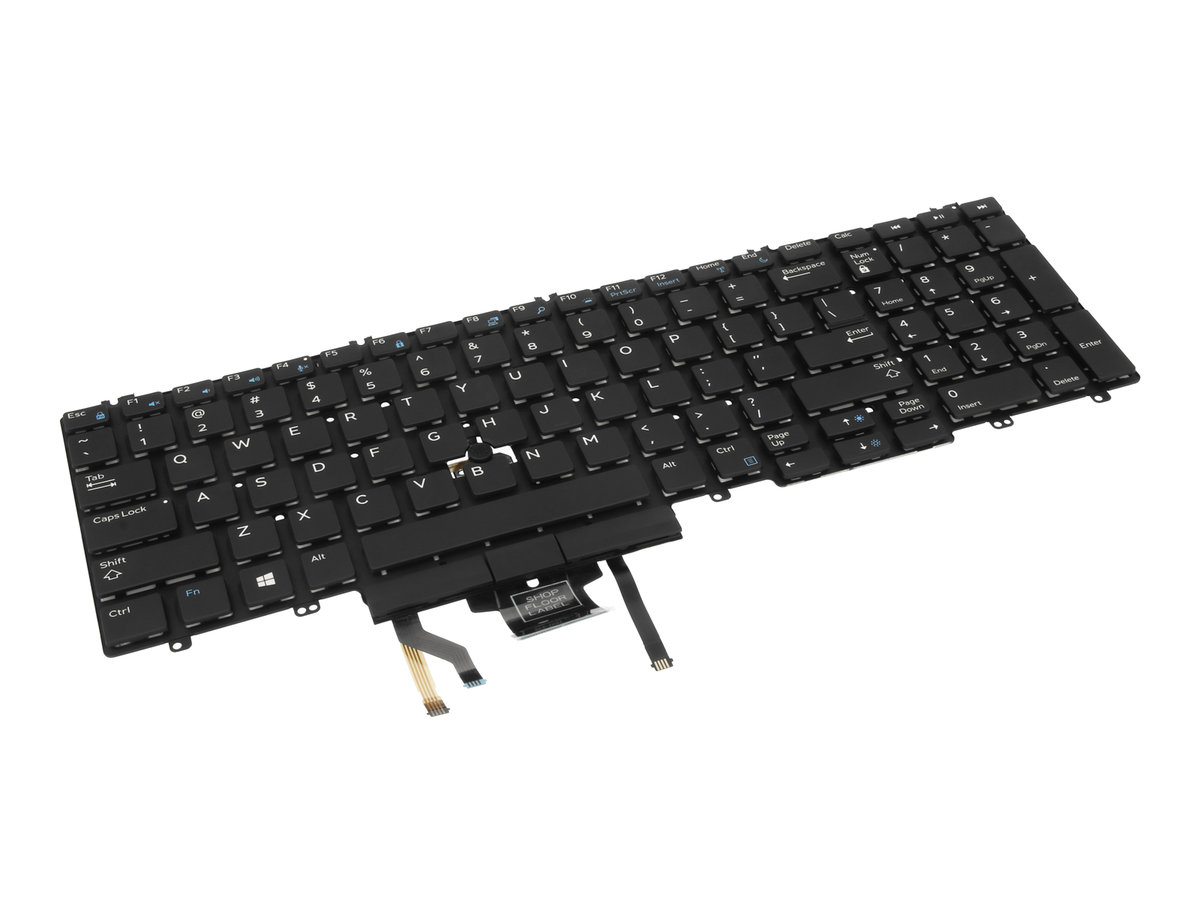 Klawiatura do Dell Precision 7540, 7730, 7740 (trackpoint) LED - Dell ...