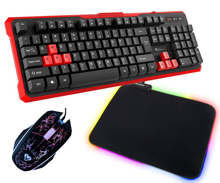 Klawiatura Genesis RHOD 110 gamingowa dla graczy ULTRA WYTRZYMAŁA + 8 ...