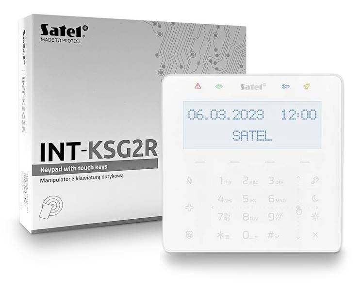KLAWIATURA MANIPULATOR | SATEL INTEGRA | INT-KSG2R-W - Satel | Sklep ...