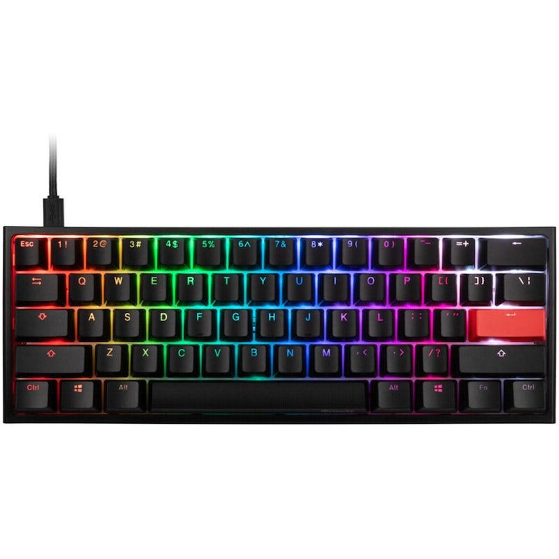 Klawiatura mechaniczna Ducky One 2 Mini Mx-Brown Rgb Pbt V2 (USA ...