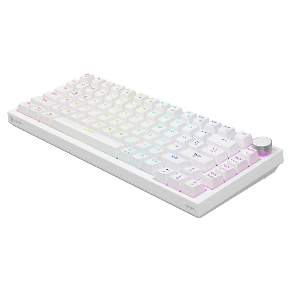 Klawiatura przewodowa SAVIO ASTRAL White OUTEMU White Jade RGB ...