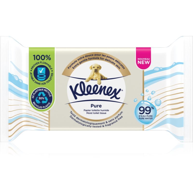 Kleenex Pure nawilżany papier toaletowy 38 szt. | Sklep EMPIK.COM
