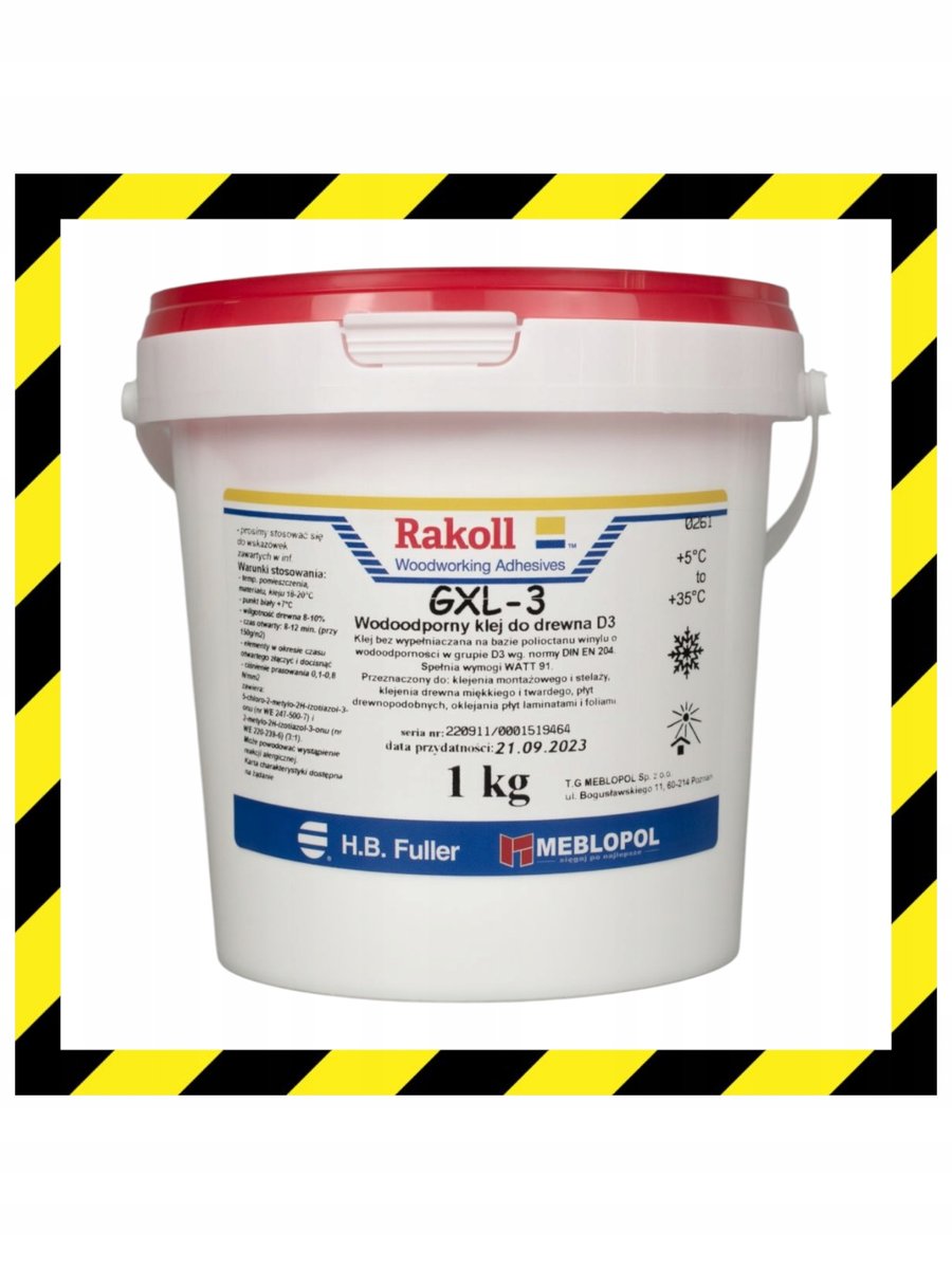 Klej do drewna 1 kg wodoodporny Rakoll GXL-3 radmirradom - Rakoll ...