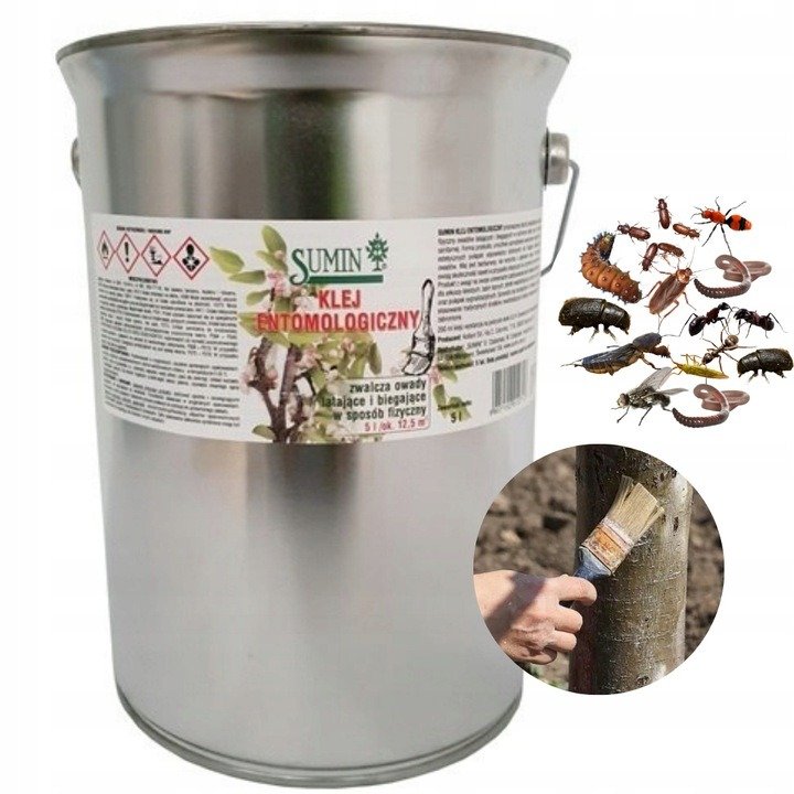 Klej entomologiczny do zwalczania szkodników owadów biegających ...