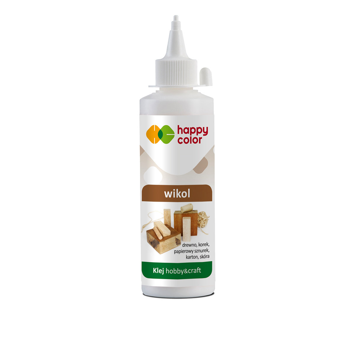 Klej hobby&craft uniwersalny wikol, butelka, 250 g - Happy Color ...