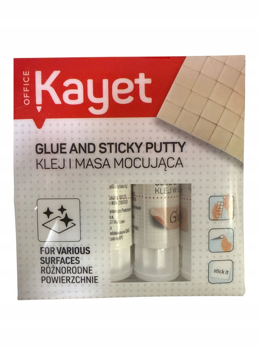 Klej i Masa Mocująca Kayet 6 Szt S252 - KAYET | Sklep EMPIK.COM