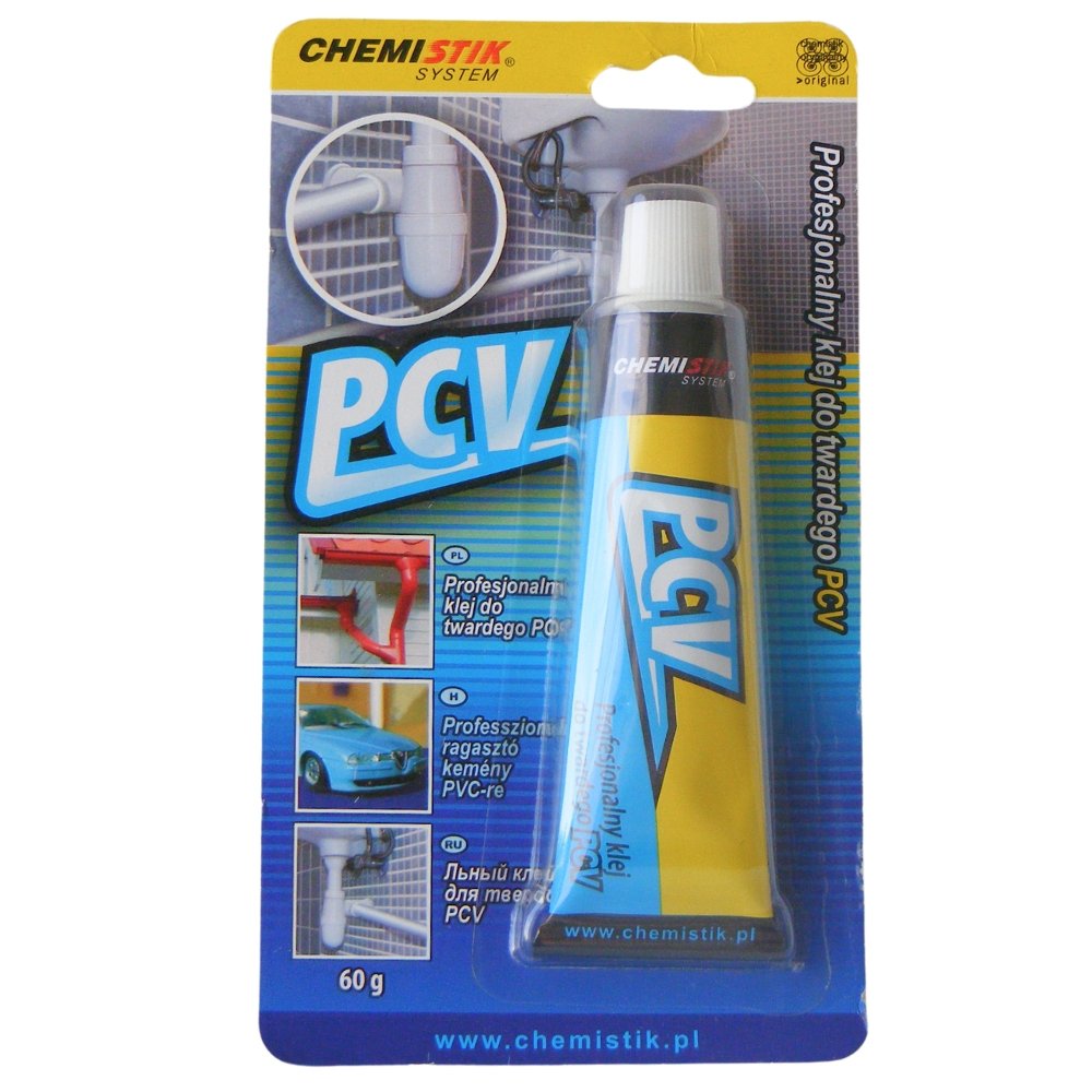 Klej PCV 60g do twardego PVC - Chemistik | Sklep EMPIK.COM