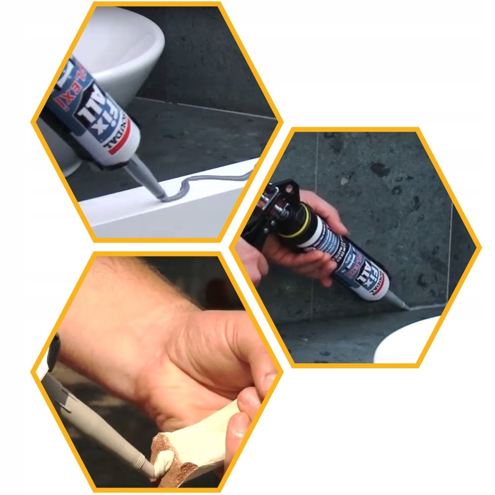 Klej polimerowy uniwersalny SOUDAL FIX ALL FLEXI CZARNY 290 ml - SOUDAL | Sklep EMPIK.COM