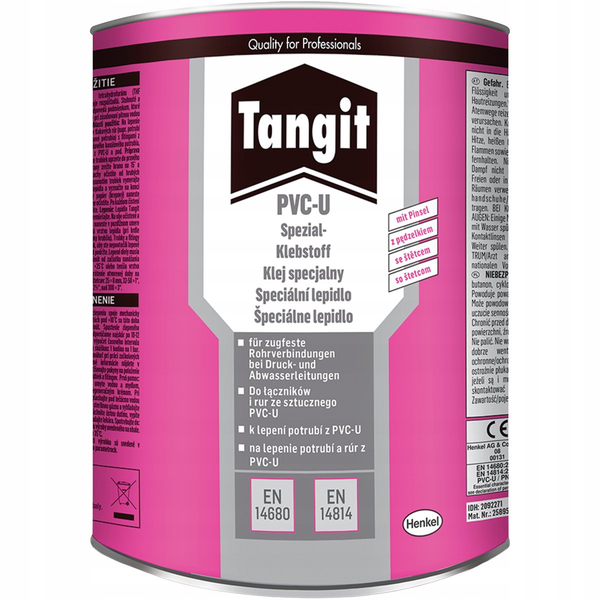 Klej Specjalistyczny Do Instalacji Rur PVC Tangit Special Adhesives 1 ...